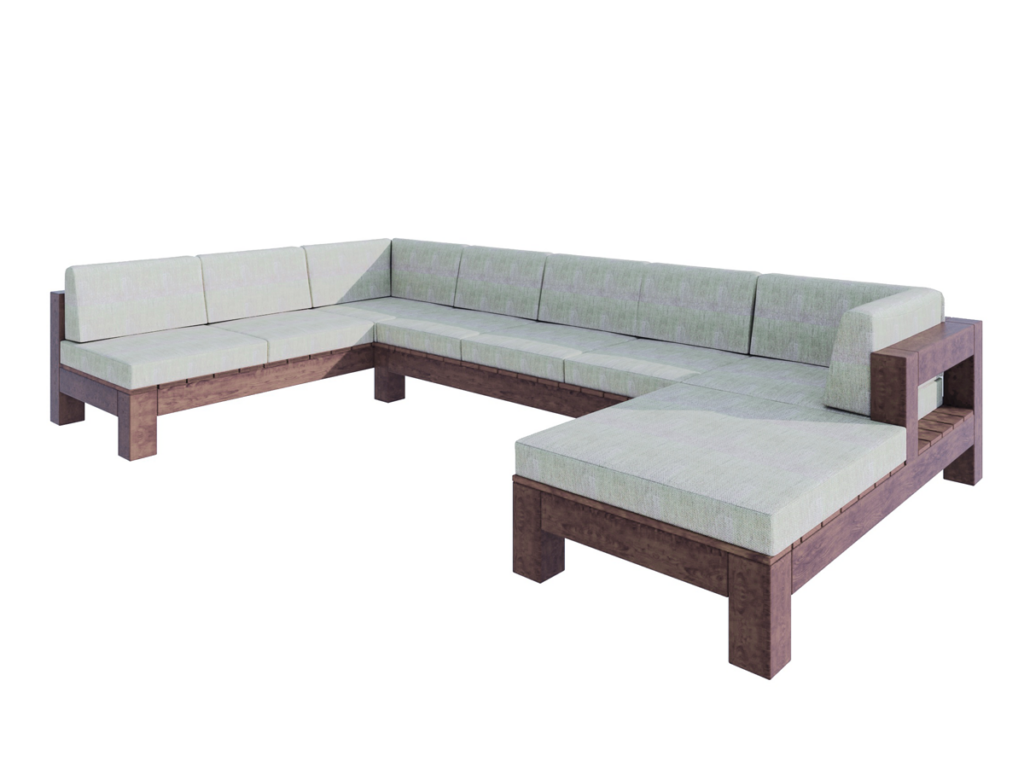 Hacienda Lounge sofa, 8 personers med chaiselong - Capella Lounge